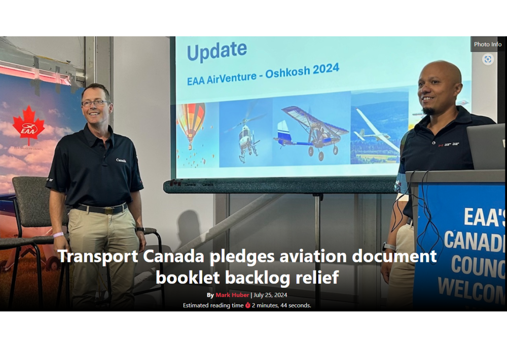 Transports Canada s’engage à réduire l’arriéré des livrets de documents ...